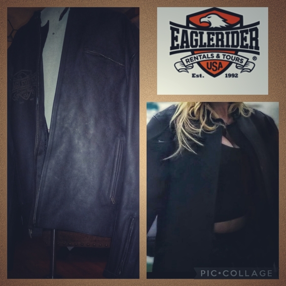 EagleRider | Jackets & Coats | Mens Xl Eaglerider Motorcycle Black ...